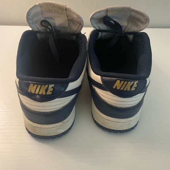 Nike | Shoes | Nike Navy Blue And White Dunks | Poshmark